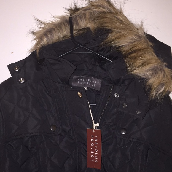 The Plus Project | Jackets & Coats | The Plus Project Black Winter Coat ...